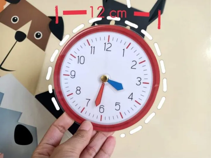 สื่อการสอนนาฬิกาขนาดเล็กเข็มหมุนได้ | Lazada.co.th