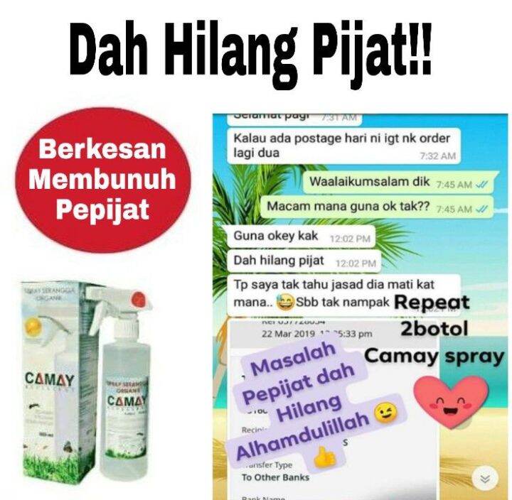 SPRAY PEPIJAT, HAMA ( CAMAY) | Lazada