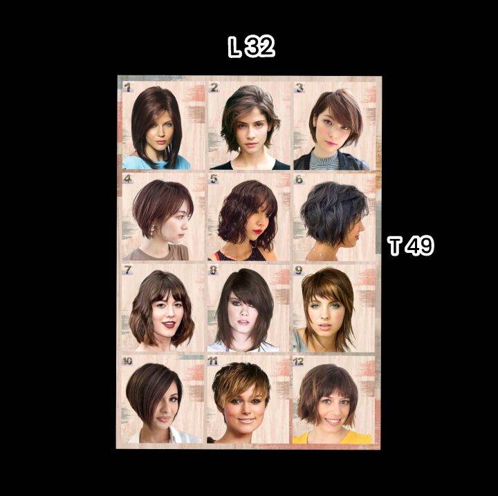 poster salon poster pangkas model potong rambut wanita anak dan dewasa ...