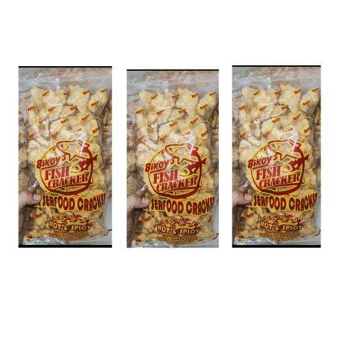 Bikoys Pork Chicharon,Fish Cracker Mixed Seafoods Flavored,slightly ...
