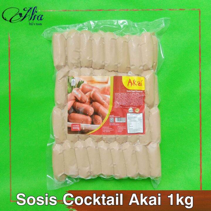 Sosis Beef Cocktail Akai 1kg/Sosis Sapi | Lazada Indonesia