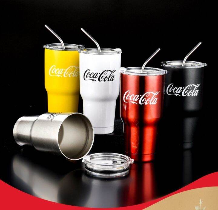 900ml Coca-Cola 304 Stainless Steel Metal Tupperware Warm Thermo Mcd ...