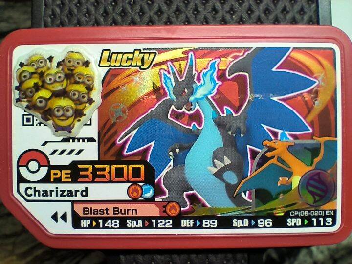 Original 4 stars Pokémon Gaole Disc 05-020 Charizard X with Mega ...