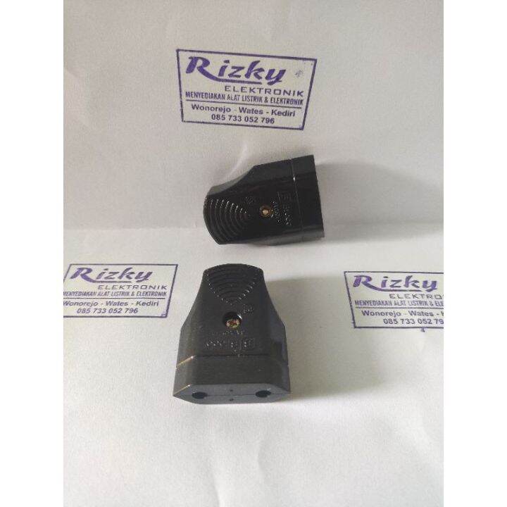 Kontra Steker Colokan Listrik Gepeng BROCO Female 344LN Standar SNI ...