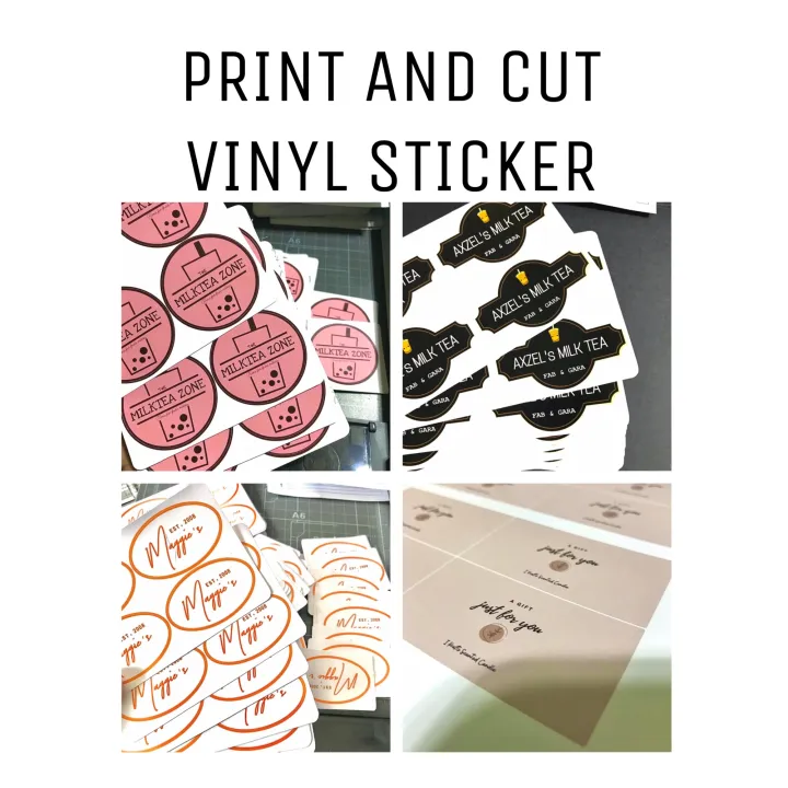 Customized Vinyl Sticker per A4sheet | Lazada PH
