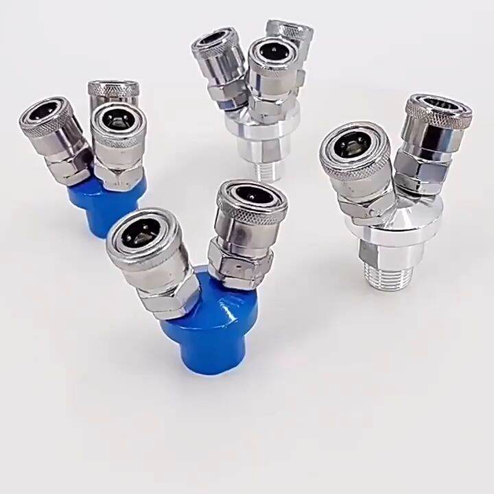 Quick Coupling Cabang Coupler Kopler Sambungan Selang Angin Kompresor 2 ...