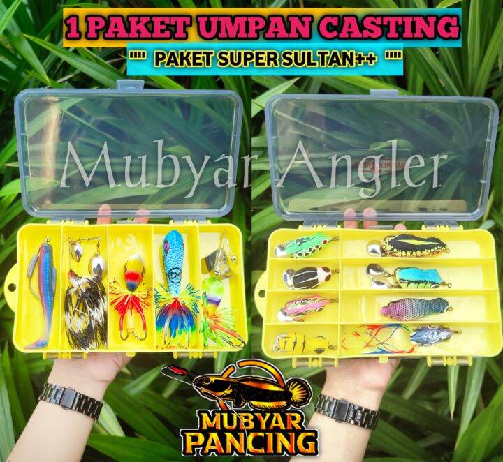 1 Paket Umpan Casting Gabus Toman Lengkap | Lazada Indonesia