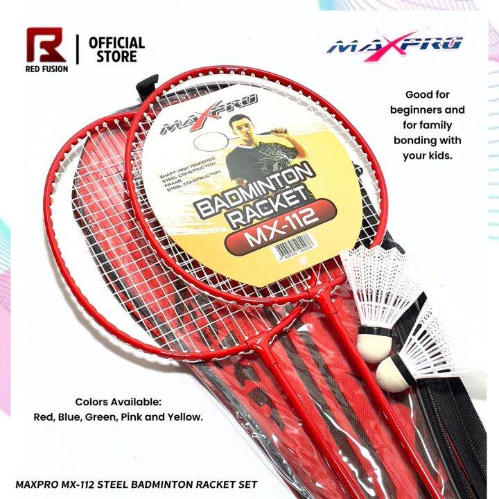 Maxpro MX-112 Steel Badminton Racket Set | Lazada PH