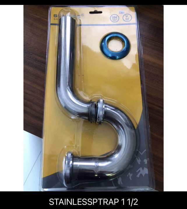 SUNRISE LAVATORY P trap 1½ Stainless steel 304 | Lazada PH