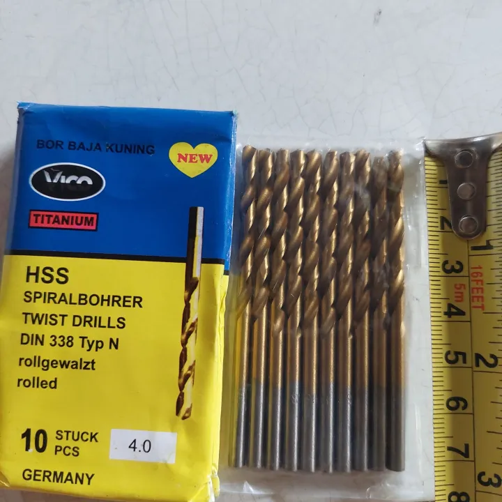 MATA BOR KUNING 4MM MATA BOR KAYU BAJA | Lazada Indonesia