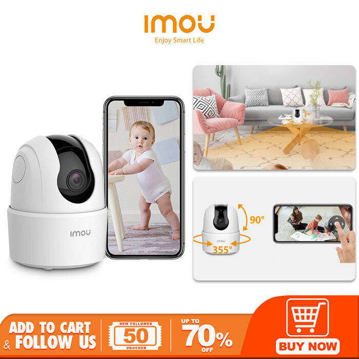 IMOU 64GB Stroage 1080P CCTV Camera 360 Degree Ptz Control 3D Panoramic ...
