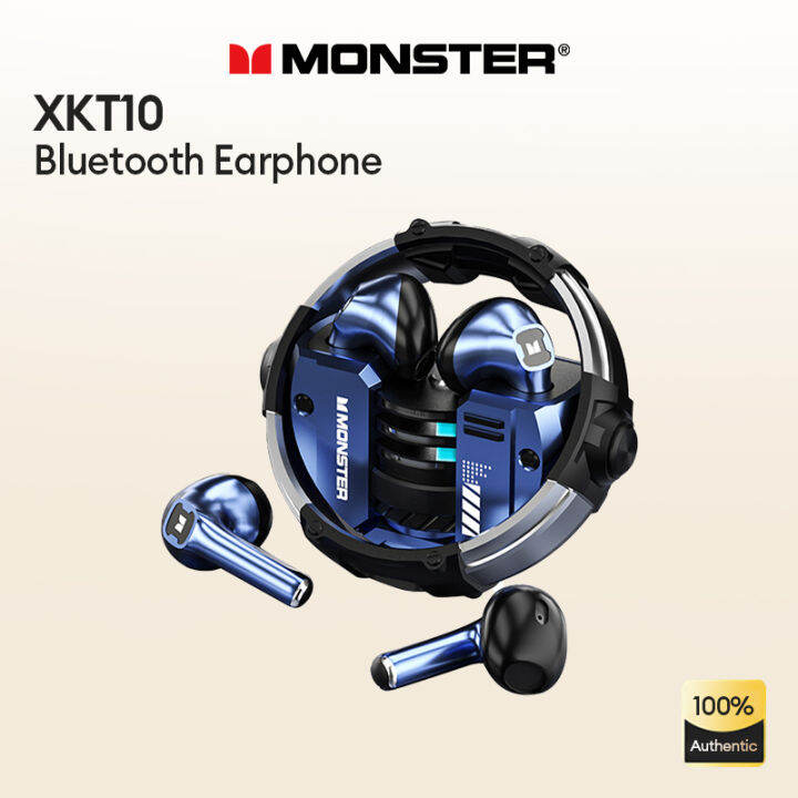 Monster xkt10 Wireless Earphones Bluetooth Headphones HIFI Sound In-ear ...