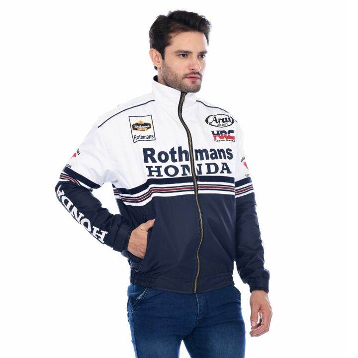 jaket motor Honda rothmans team HRC top racing pro motors vintage | Lazada Indonesia