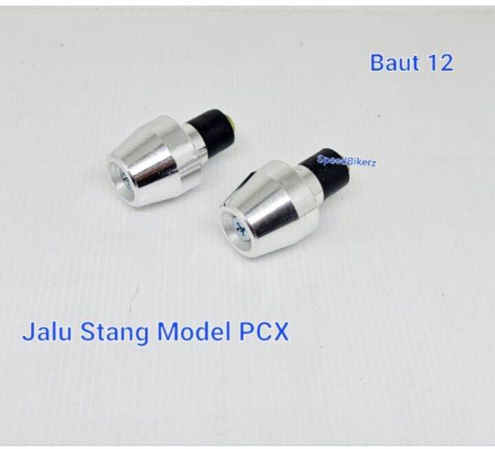 Jalu Stang Model PCX Bahan Besi Warna Crome Baut 12 Bandul Stang Besi ...