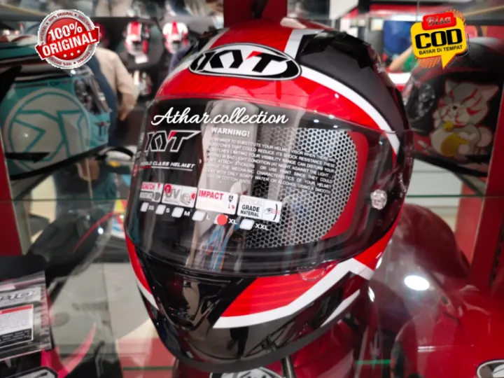 Kyt R10 black red yellow super kip | Lazada Indonesia