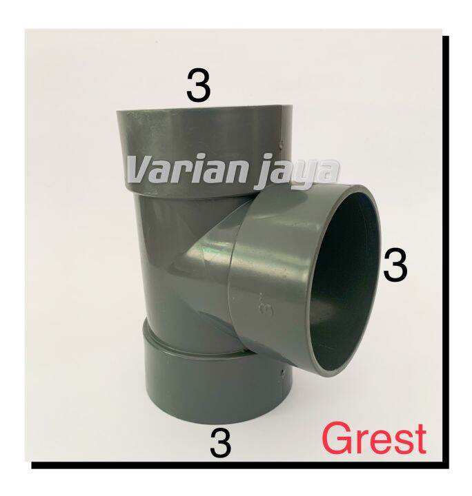 Tee 3 inch D Sambungan Pipa Tee 3” inci keni tee | Lazada Indonesia