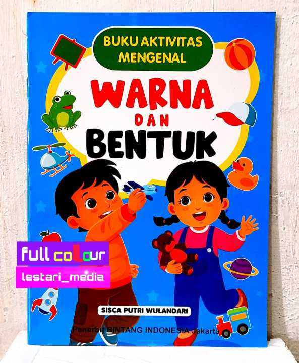Buku aktivitas mengenal warna dan bentuk | Lazada Indonesia