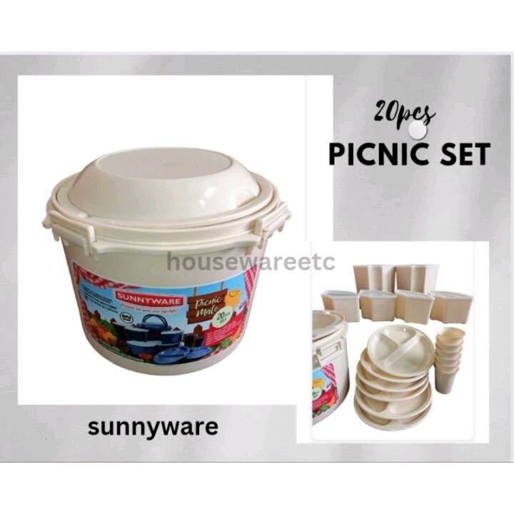 sunnyware 20 pcs picnic set | Lazada PH
