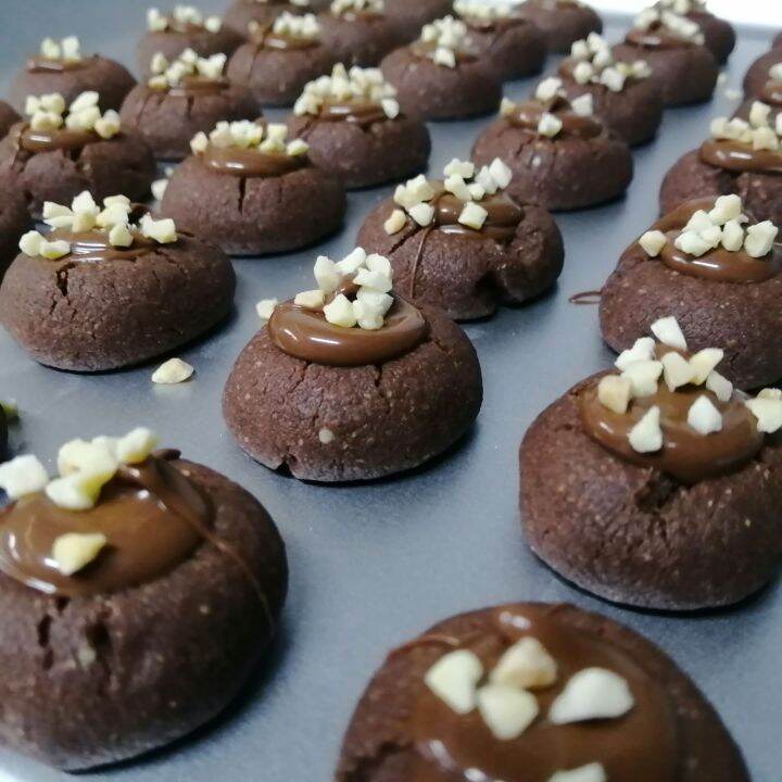 Chocolate Nutella Pod, biskut nutella, nutella cookies | Lazada