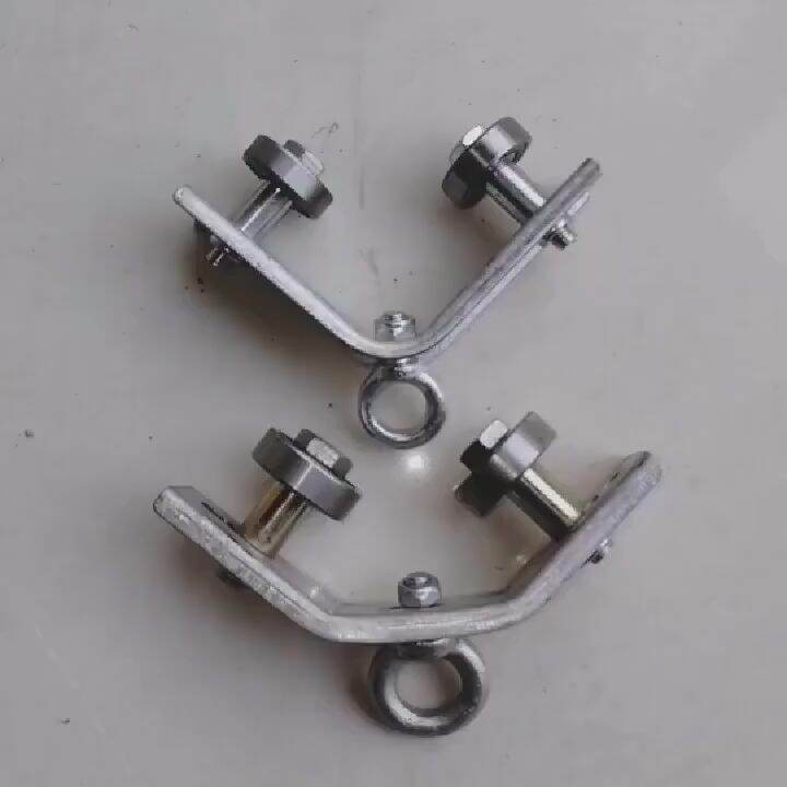 40 Iron Angle Pulley Cable Trailer Pulley 360 Rotatable Double Bearing ...