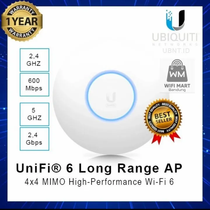 Ubiquiti Unifi 6 Long Range U6 LR Access Point WiFi Ceiling | Lazada ...
