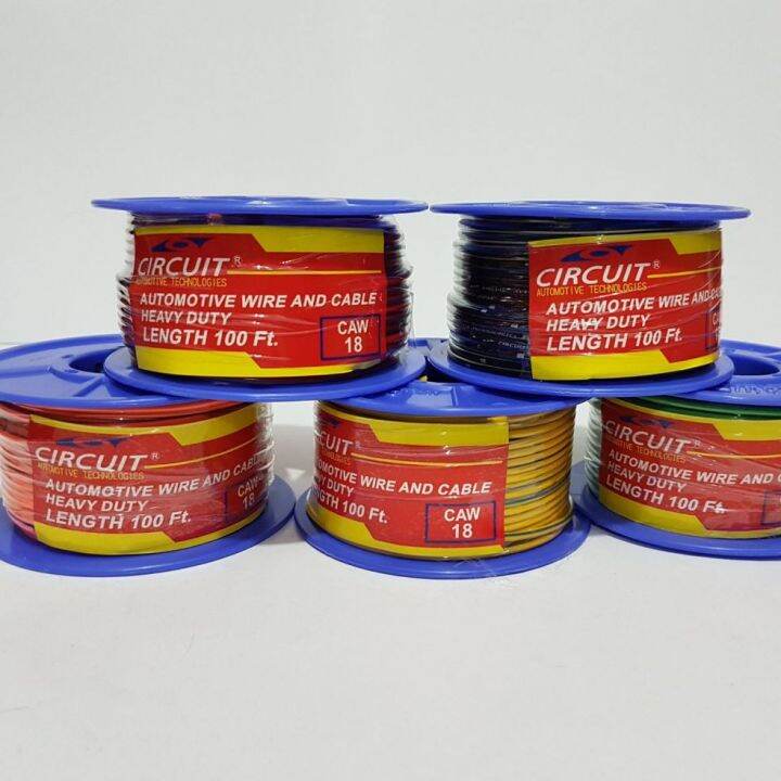 AUTOMOTIVE WIRE GAUGE #18 STANDARD SIZE HD (CAW-18) | Lazada PH