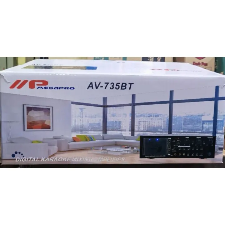 MEGAPRO AMPLIFIER AV-735BT 700W X2 | Lazada PH