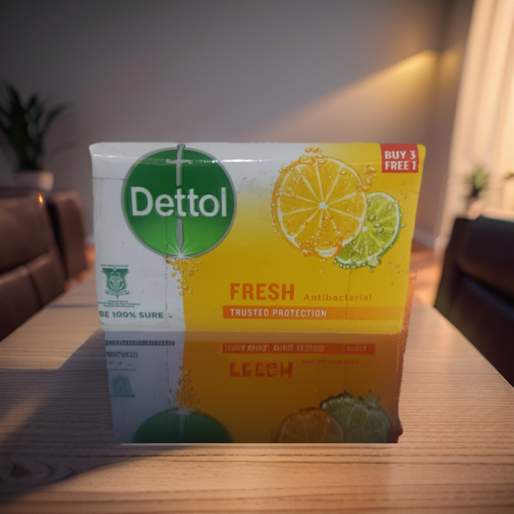 DETTOL(PACK OF 4) FRESH ANTI BACTERIAL SOAP | Lazada