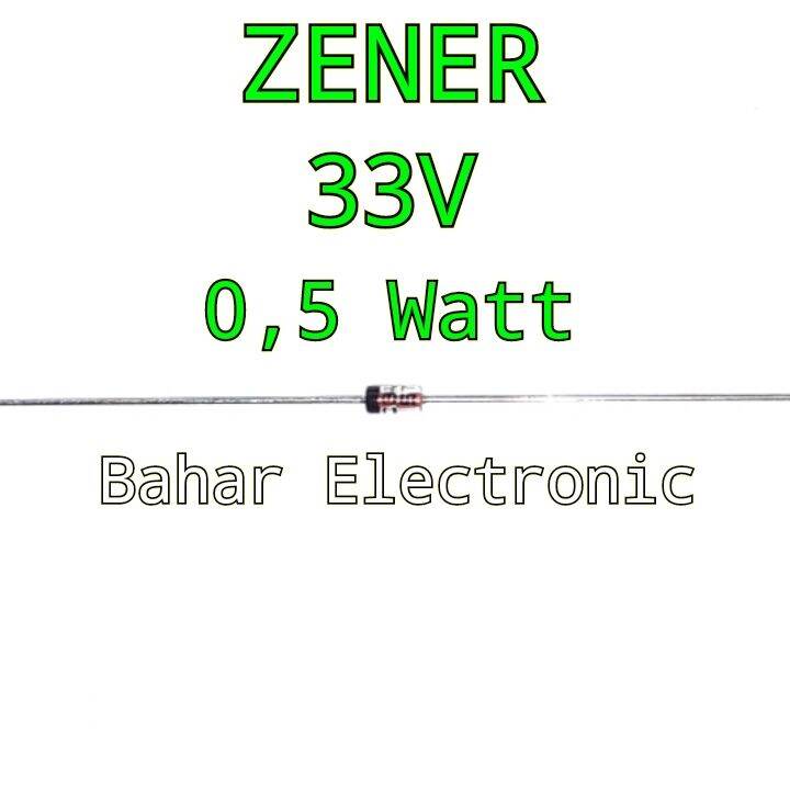 Dioda Zener 33V 0,5W per 2 biji | Lazada Indonesia