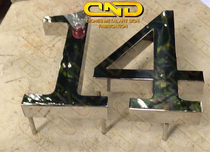 Stainless Steel 304 3d numbers floating number | Lazada PH