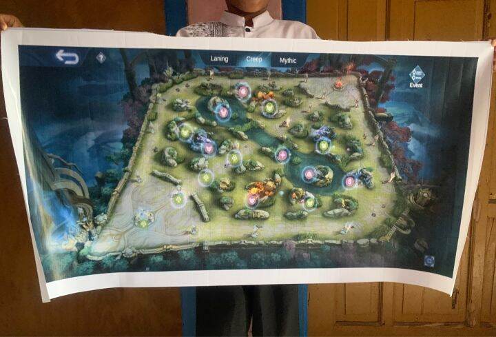 CETAK SPANDUK MAP PETA MOBILE LEGENDS BUAT TURNAMEN / HIASAN DINDING | Lazada Indonesia