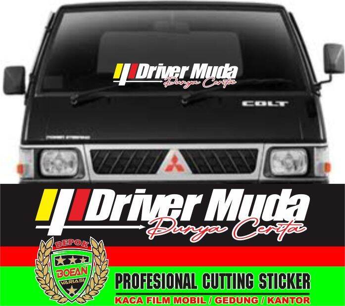 cutting sticker driver muda kaca body pick up losbak L300 apv carry ...