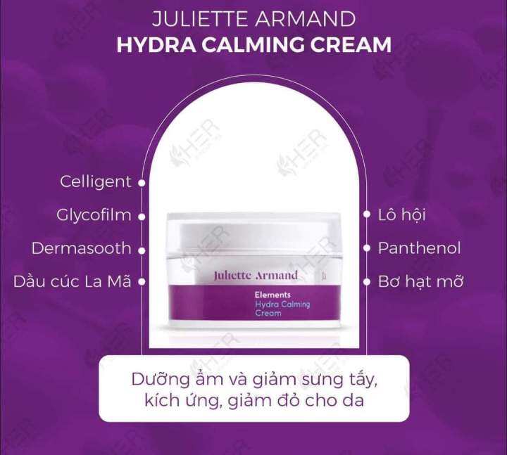 Kem Dưỡng Ẩm Hydra Calming Cream Juliette Armand Dành Cho Da Nhạy Cảm