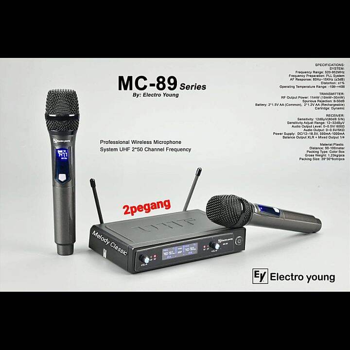 Mic Wireless Electro Young MC 89 PP MC89 | Lazada Indonesia
