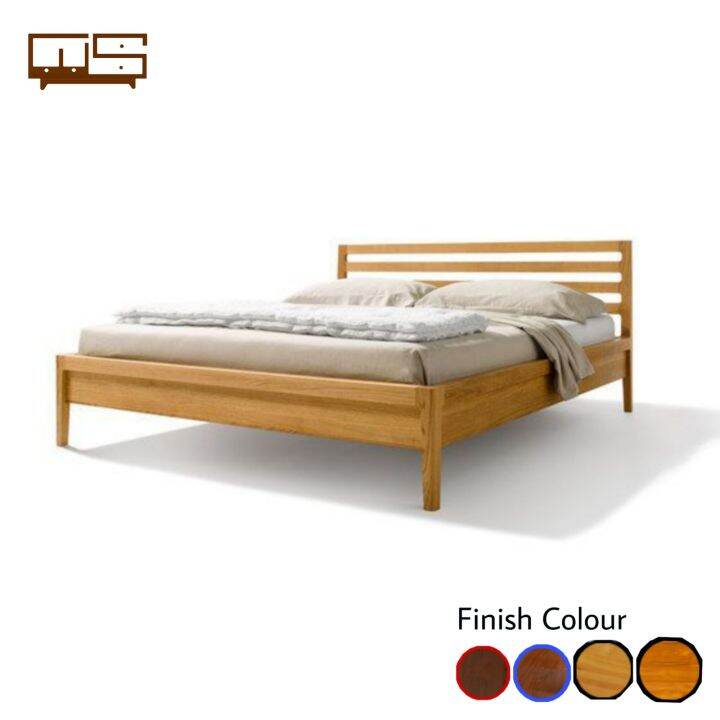 tempat tidur minimalis kayu jati 160x200 / 180x200 Dipan kayu jepara ...