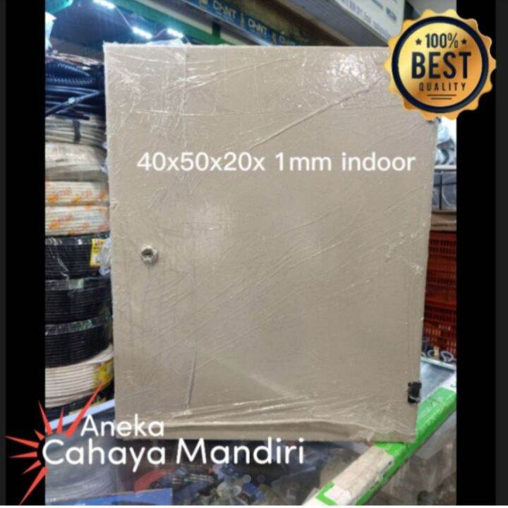 box panel listrik 40x50x20 x1.1 mm indoor engsel luar powder coating ...