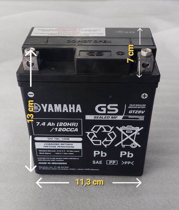AKI tipe GS GTZ8V 12V/7Ah | Lazada Indonesia