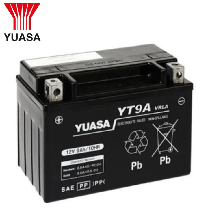 YUASA YT9A (YTX9) Motorcycle Battery (Vietnam) | Lazada PH