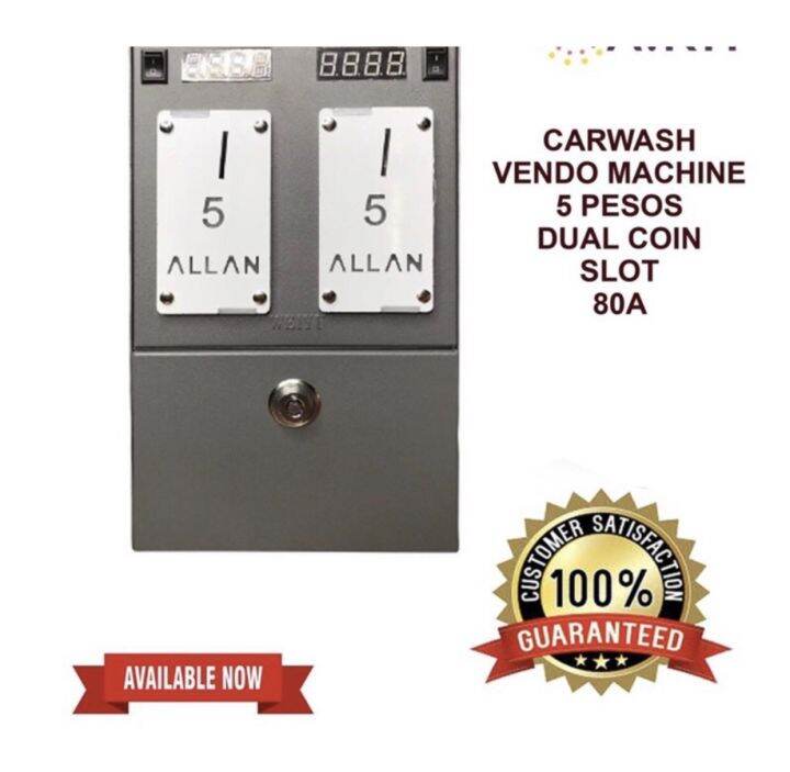 Carwash Allan Vendo Machine 5 pesos Dual Vendo Coin Slot | Lazada PH