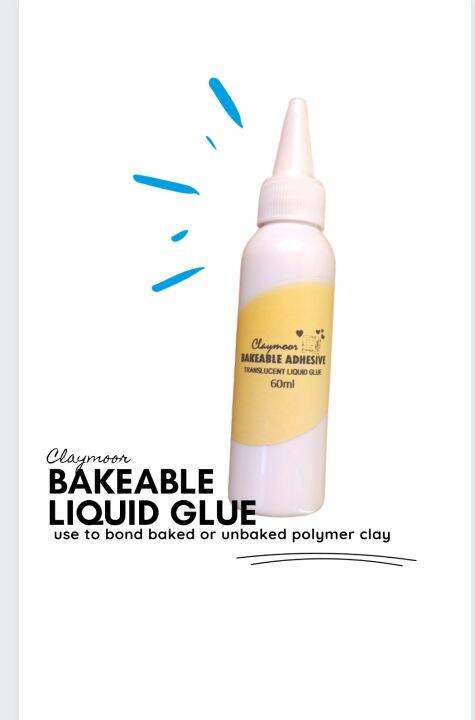60 ml Bakeable Liquid Glue| Translucent Glue| Polymer Clay bake and ...