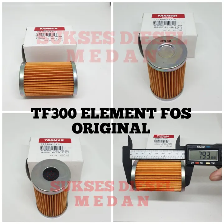 TF300 TF-300 TF 300 Element Solar Saringan Filter Minyak Mesin Diesel ...