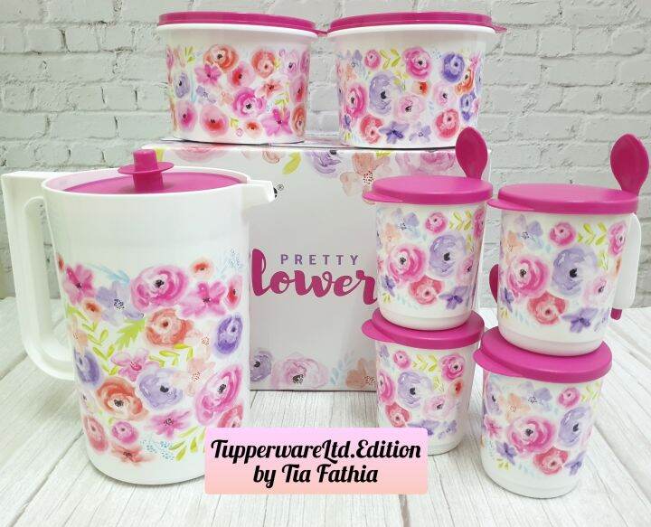 Tupperware Pretty Flower Set | Lazada