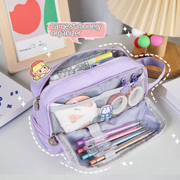 Children's pencil box Large capacity cartoon creative stationery box ...