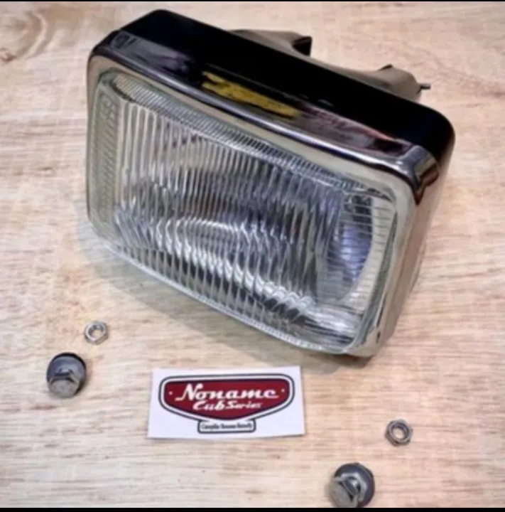 HEADLAMP LAMPU DEPAN REFLEKTOR WIN / GL 100 MAX GL PRO HITAM (KACA ...