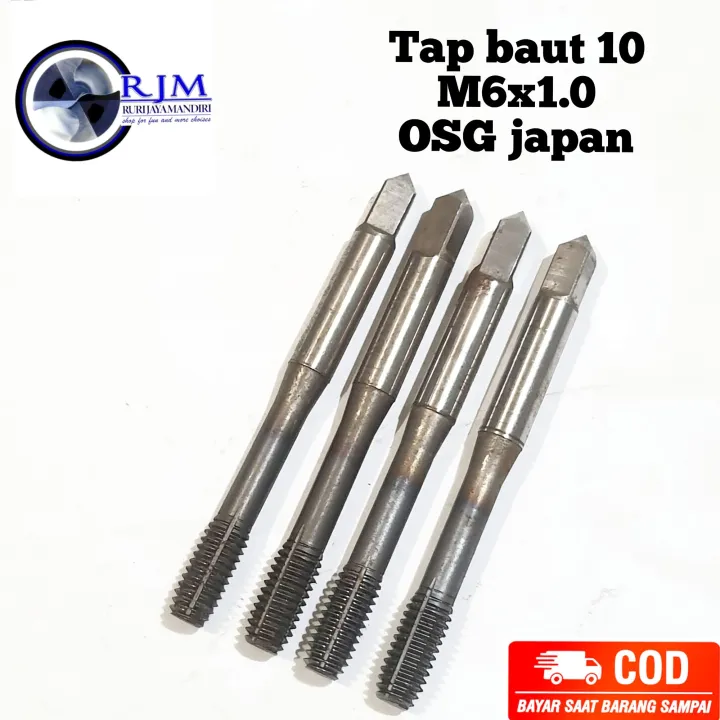 Tap baut 10 M6x1.0 OSG japan bukan yamawa bukan baut 12 | Lazada Indonesia
