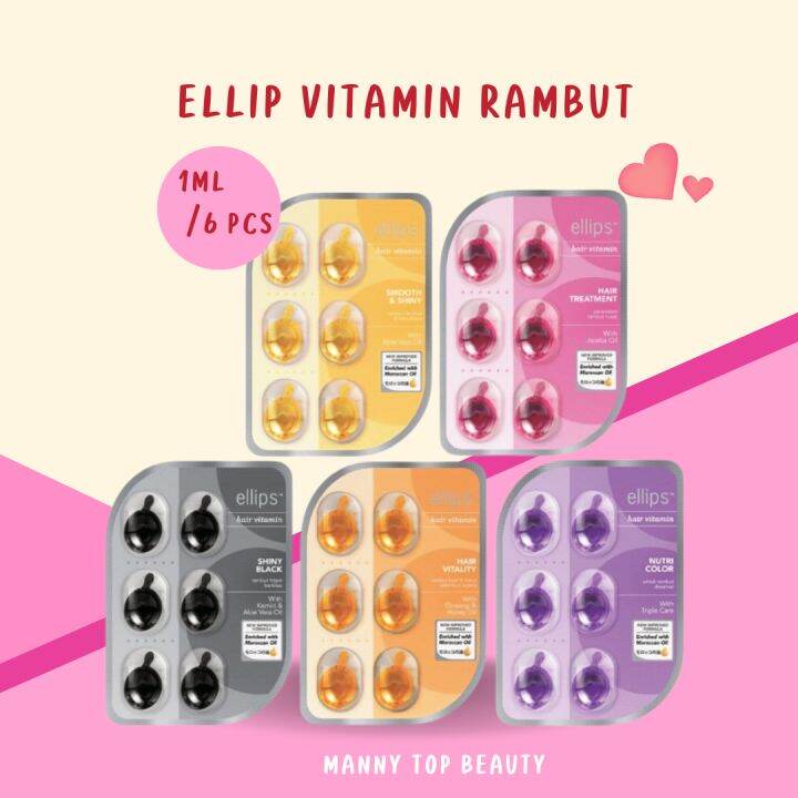 ELLIPS HAIR VITAMIN - SACHET ISI 6 Capsule | Lazada Indonesia