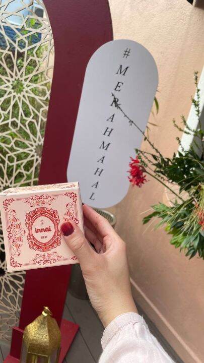 FREE 🎁| INAI MAROON ROSE |DARK RED INAI MERAH NUNHA | INAI MERAH MAHAL ...