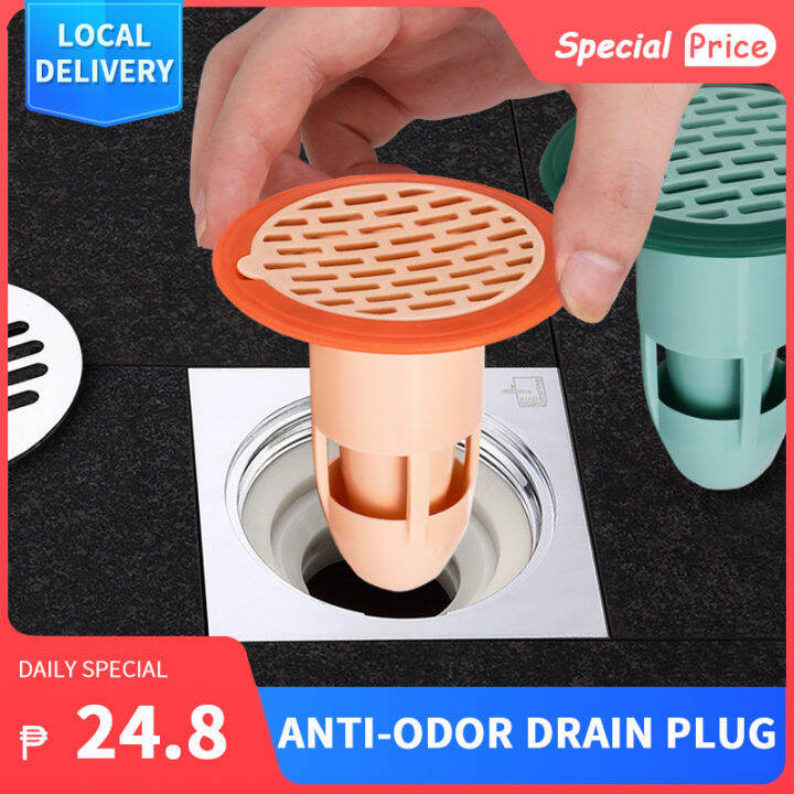 Anti-odor Sewer Drain Plug Cover Insect-proof Prevent Gases/Water ...
