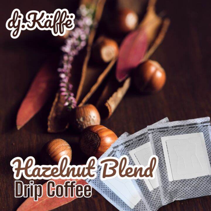 Hazelnut Flavored Drip Coffee Freshly Ground Cordillera Beans 10g 12g ...