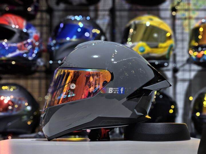 Original GSB S-361GT Cement Grey Full Face Helmet | Lazada